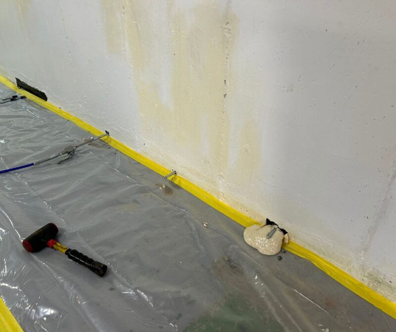 Basement Wall Sealing with Polyurethane | USG